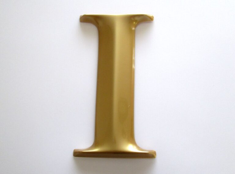 Times Bold Bevel Face 3D Letters - Moulded Letters