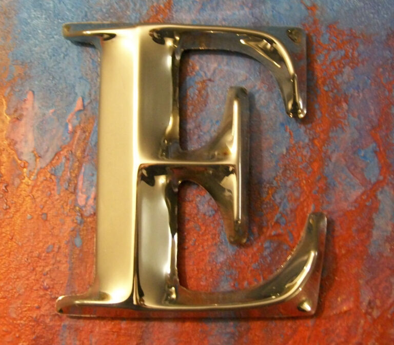 CHROME LETTERS - Moulded Letters